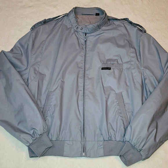 Members Only | Jackets & Coats | Vtg Members Only Jacket Gray Nylon ...